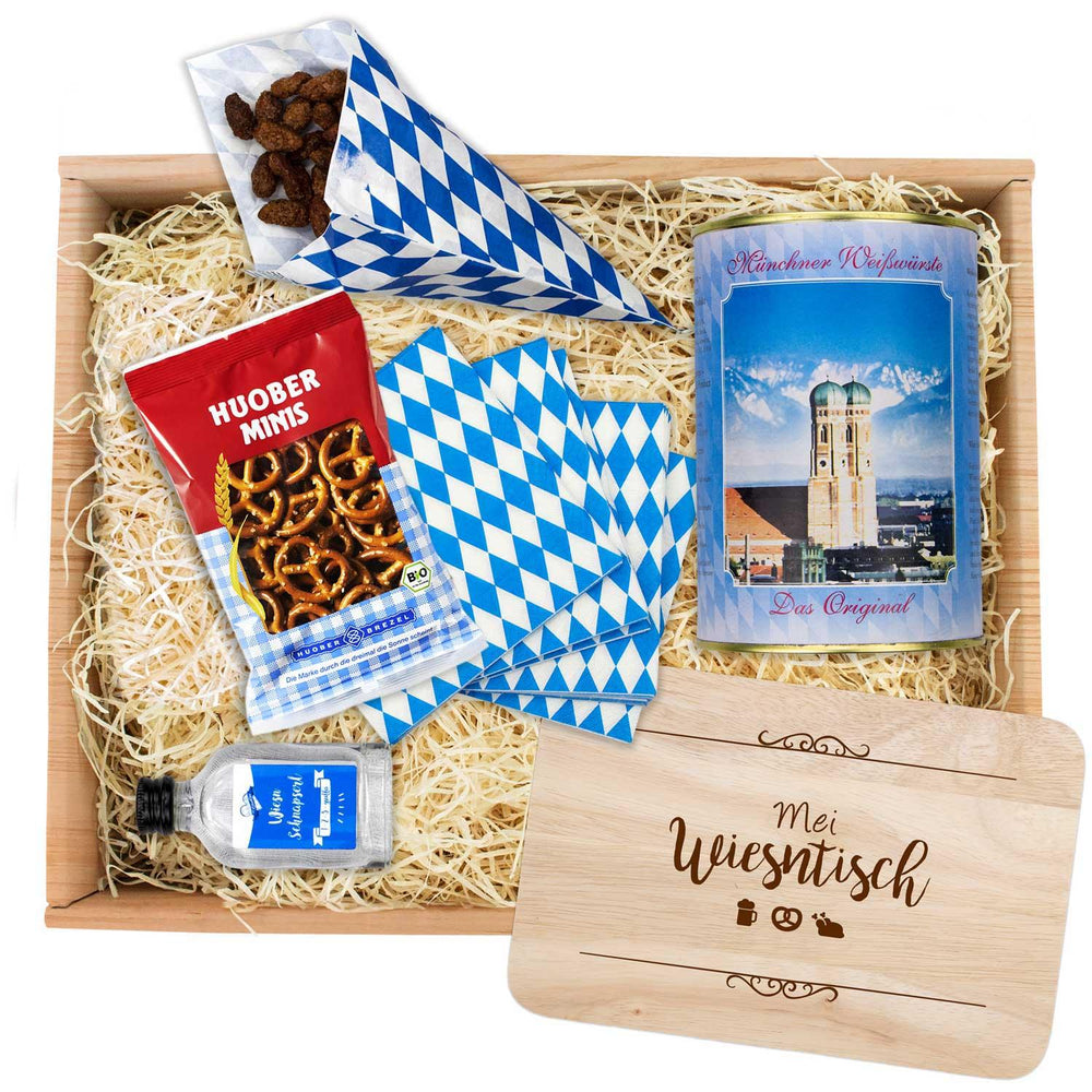 Oktoberfest-Box „An Guadn“ mit Weißwurst & Brezn kaufen